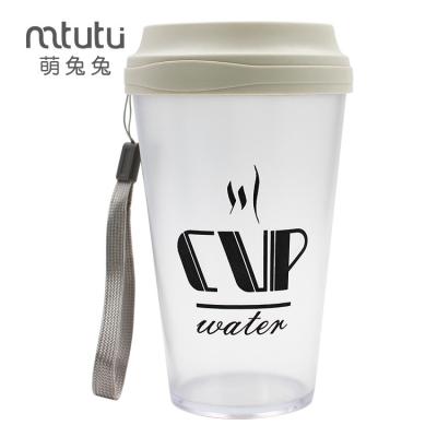 China Easy To Carry Eco - Friendly Plastic Portable Water Bottles 15OZ Capacity for sale