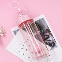 China Plastic Portable Water Bottles With Fish Tea Filter 400ml Capacity for sale