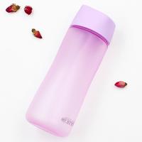 China Ｍatte Texture Plastic Portable Water Bottles 450ml Food Grade Material for sale