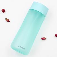 China Ｍatte Texture Plastic Portable Water Bottles 450ml Food Grade Material for sale