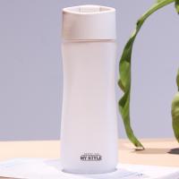 China Spiral Dynamic Shape Matte Texture Plastic Portable Water Bottles for sale