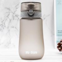 China Fashion Style Matte Texture Plastic Portable Water Bottles 450ml Capacity for sale