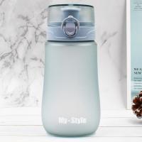 China Fashion Style Matte Texture Plastic Portable Water Bottles 450ml Capacity for sale