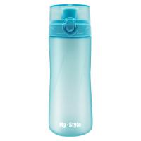 China Matte Texture Plastic Portable Water Bottles With Personalized Bottle Lid for sale