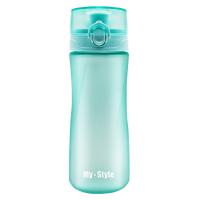 China Matte Texture Plastic Portable Water Bottles With Personalized Bottle Lid for sale