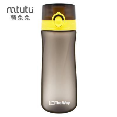 China Matte Texture Plastic Portable Water Bottles With 450ml Capacity 15OZ for sale