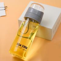 China Personalized Glass Water Bottles Food Grade Material 500ml 17OZ for sale