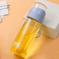 China Personalized Glass Water Bottles Food Grade Material 500ml 17OZ for sale