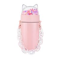 China 304 Stainless Steel Vacuum Insulated Water Bottle 10OZ With Beautiful Lid for sale