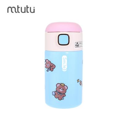 China Pop Lid Straw Thermos Cup Stainless Steel Vacuum Insulated Water Bottle  for sale