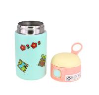 China 304 Stainless Steel Vacuum Insulated Water Bottle Thermos Cups With DIY Stickers for sale
