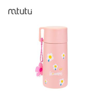 China Flower Pocket 150ml 5OZ Stainless Steel Vacuum Insulated Water Bottle for sale