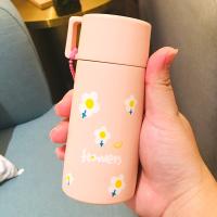 China Flower Pocket  Stainless Steel Vacuum Insulated Water Bottle 150ml 5OZ for sale