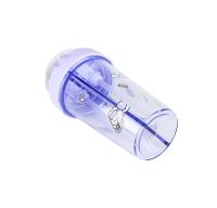 China 420ml 15OZ Capacity Plastic Water Bottle With Two Straw And Sticker for sale
