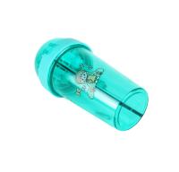China Fashionable 420ml 15OZ Capacity Plastic Water Bottle With Two Straw for sale