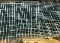 China Serrated Type Vehicular Garage Floor Drain Grate Mild Steel With Clear Opening for sale