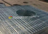 China Special Shape Galvanized Floor Grating  For Petroleum / Chemical Projects for sale