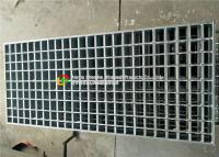 China Swage Locked Heavy Duty Grating , Parking Lot Drainage Grates 6mm X 6mm Cross Bar for sale