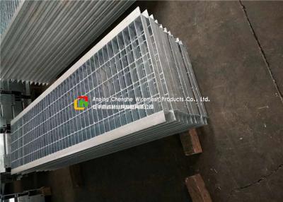 China Angle Bar Welded Steel Grating , Reinforced Concrete Areas Heavy Duty Bar Grating for sale
