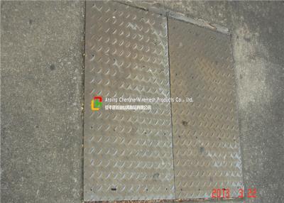 China Galvanized Steel Grate Drain Cover With Angle Frame for Urban Road / Square for sale