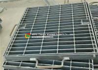 China Angle Bar Carbon Steel Bar Grating Panel , High Load Steel Grate Decking for sale