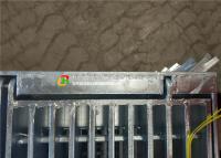 China Hinge / Bolt Steel Grate Drain Cover Simple Lines For Sewage Treatment Plant for sale
