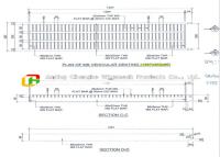 China Custom Vehicuar Galvanised Steel Grating 90/86mm Height 22mm thickness for sale