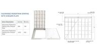 China Singapore Galvaniszed Pedestrian Grating With Chequer Plate for Metal Work for sale