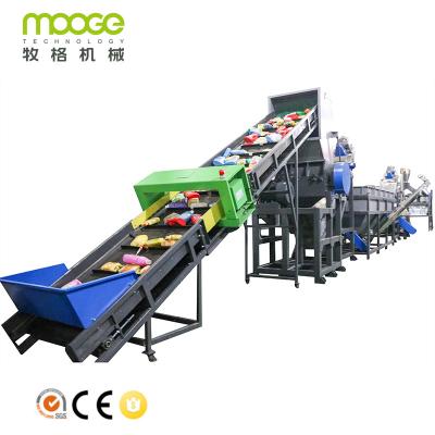 China HDPE LDPE Plastic Washing Recycling Machine 2000kg/H PET Bottle Washing Line for sale