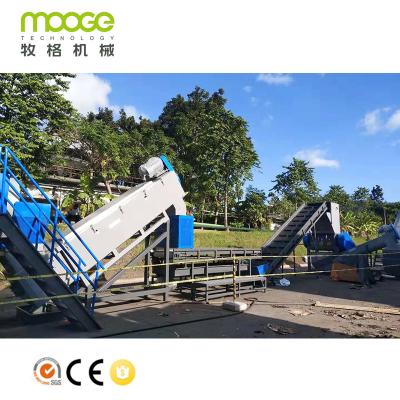 China 1500kg/h PET Plastic Recycling Washing Line 120kw 50hz Industrial Waste Processing Machine for sale