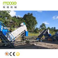 China 300-1500kg/H Plastic Washing Recycling Machine 120kw HDPE Washing Line for sale