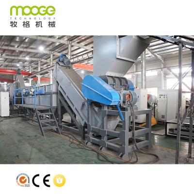 China Waste Plastic PE PP Film Bags Recycling Washing Line 500 kg/hr Capacity for sale
