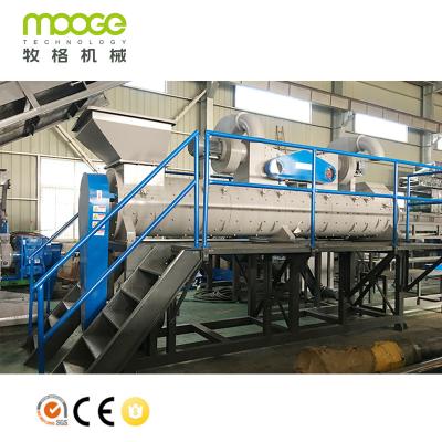 China PLC PET Bottle Label Remover Machine Stainless Steel 5000kg/H Label Removing for sale