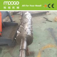 China 1000kg/h Single Shaft Plastic Shredder Machine 400mm Rotor 55kW Waste Crusher for sale