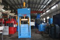 China plastic waste flakes hydraulic compress/compactor baler for sale