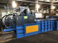 China Plastic horizontal waste straw baler/compactor machine for sale