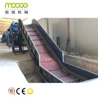 China Rubber Modular Belt Conveyor For Plastic Recycling Machine 800mm for sale