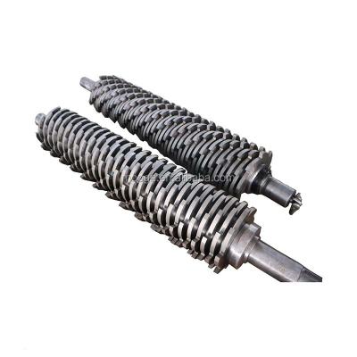 China Double Shaft Shredder Blades 300mm Diameter HRC 50-63 for Plastic Recycling Machinery for sale