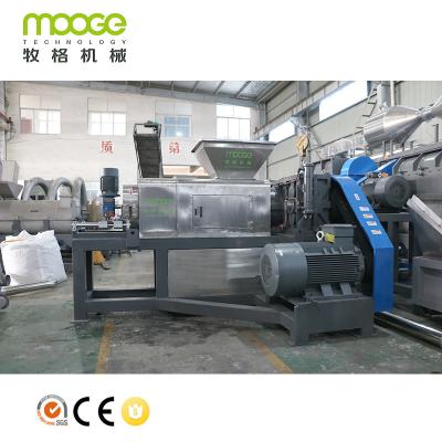 China LDPE HDPE Plastic Pelletizing Machine Single Screw PE Granulating 300kg/hr for sale