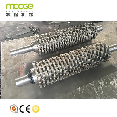 China Waste Plastic Auxiliary Machinery PP PE Double Shaft Shredder Machine for sale