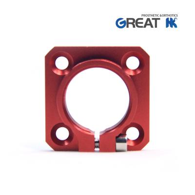 China 4 Hole Aluminum Pediatric Prosthetic Socket Adapter 45Kg 99LBS Max Load for sale