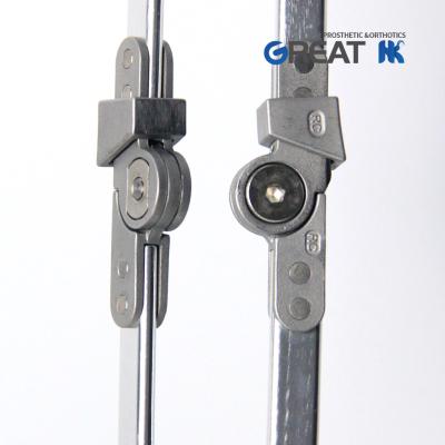 China Pediatric Orthoses Knee Joints Drop Lock Knee Joint Aluminum For Child 13mm for sale