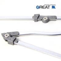 China Pediatric Orthoses Knee Joints Drop Lock Knee Joint Aluminum For Child 13mm for sale