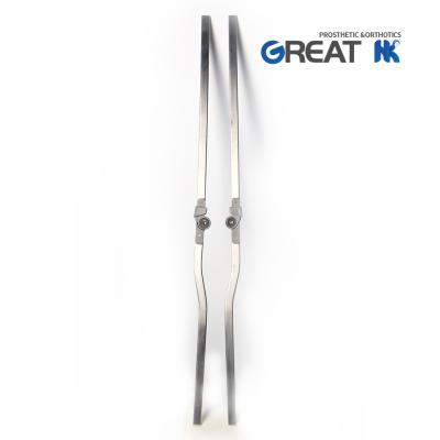China Pediatric Orthoses Knee Joints Drop Lock Knee Joint Stainless Steel For Child 13mm for sale