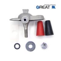 China 22cm-30cm Foot Titanium GR5 275lbs Single Axis Foot Adaptor for sale