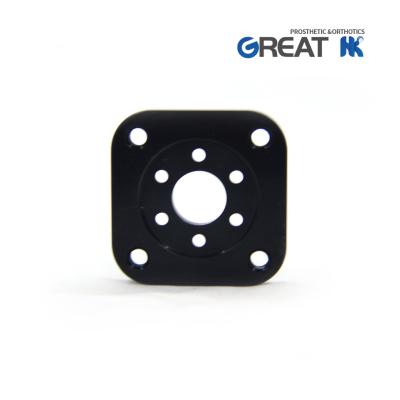 China Aluminium 7075 Lower Limb Prosthetic Components Socket Plate For Shuttle Lock for sale