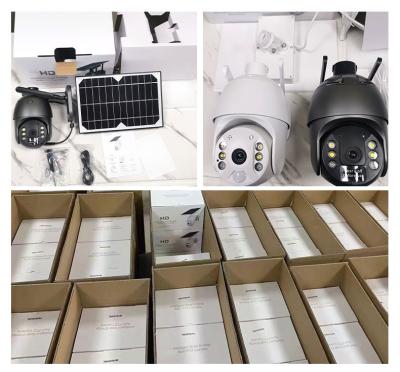 China MY116 Solar Security Camera Outdoor 360 Degree Rotating Night Vision Weatherproof for sale