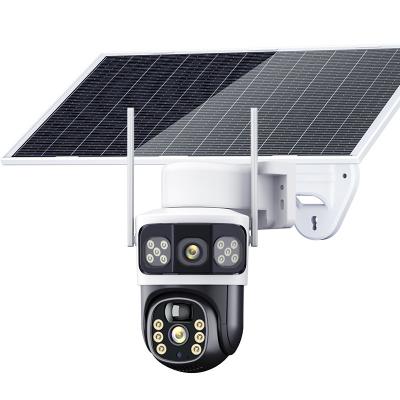 China Cloud Solar Wireless Security Camera 1080p IP66 Weatherproof PTZ for Outdoor for sale
