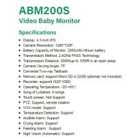 China WiFi Baby Monitor Camera 1080p HD Two Way Audio Motion Alerts Night Vision for sale