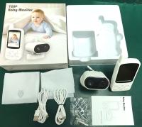 China 1080p Wireless Baby Camera Monitor with Night Vision Two Way Audio and Temperature Sensor for sale